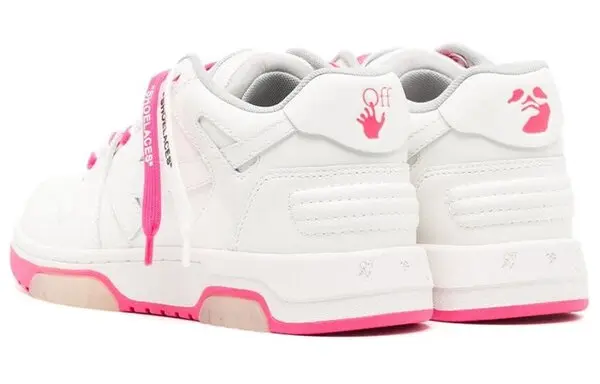 Off-White Out Of Office Low-top Sneakers - Pink/white