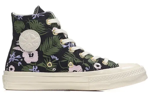 CONVERSE Chuck 70 Hi Cherry Blossom Sneakers - Black