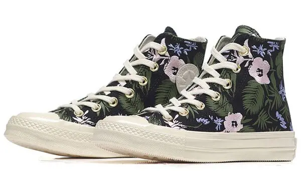 CONVERSE Chuck 70 Hi Cherry Blossom Sneakers - Black