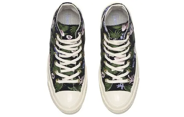 CONVERSE Chuck 70 Hi Cherry Blossom Sneakers - Black