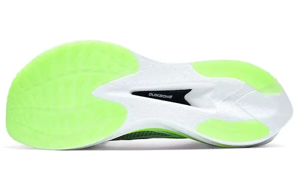 361 DEGREES X Qu!k Foam Flying Flame Pb Performance Sneakers - White/green