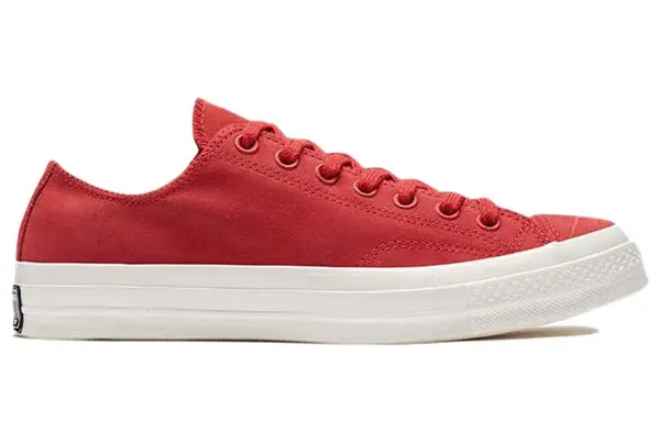 CONVERSE Chuck 70 Ox Enamel Lace-up Sneakers - Red
