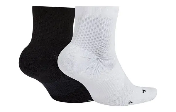 Nike Multiplier Running Ankle Socks 2 Pair Pack