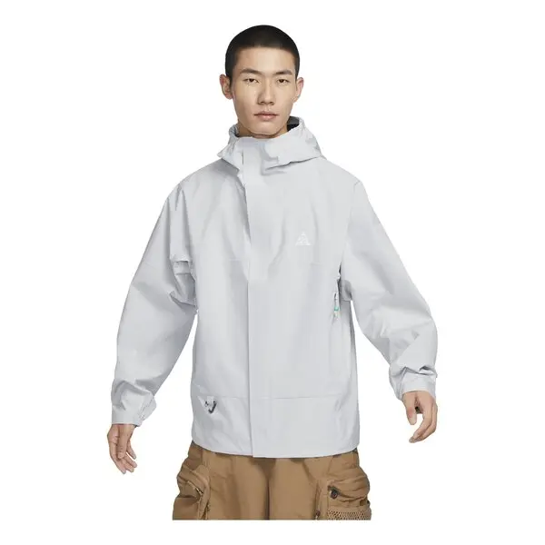 Nike X Storm-fit Cascade Rains Jacket - Photon Dust/summit White