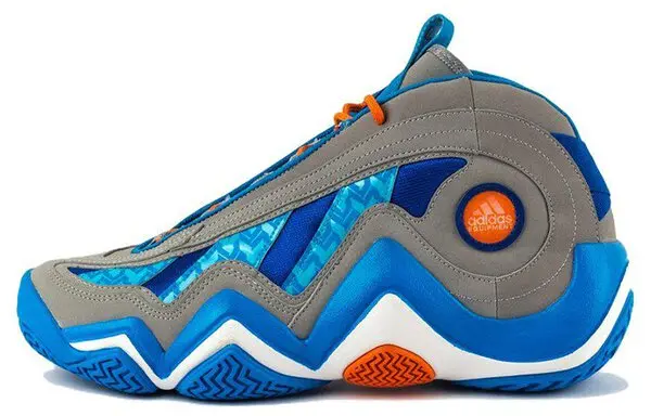 Adidas Crazy 97 High Top Sneakers - Gray/blue