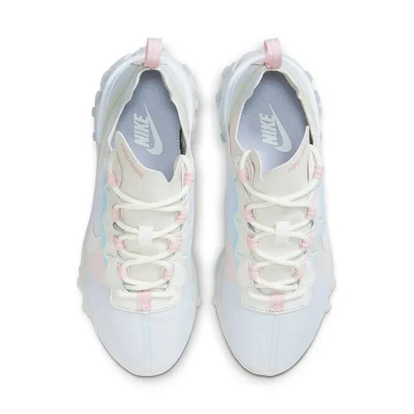 Nike React Element 55 Light Blue Pink Sneakers - Blue/pink