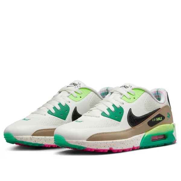 Nike Max 90 Golf Nrg 'back Home' Sneakers - White/brown/green