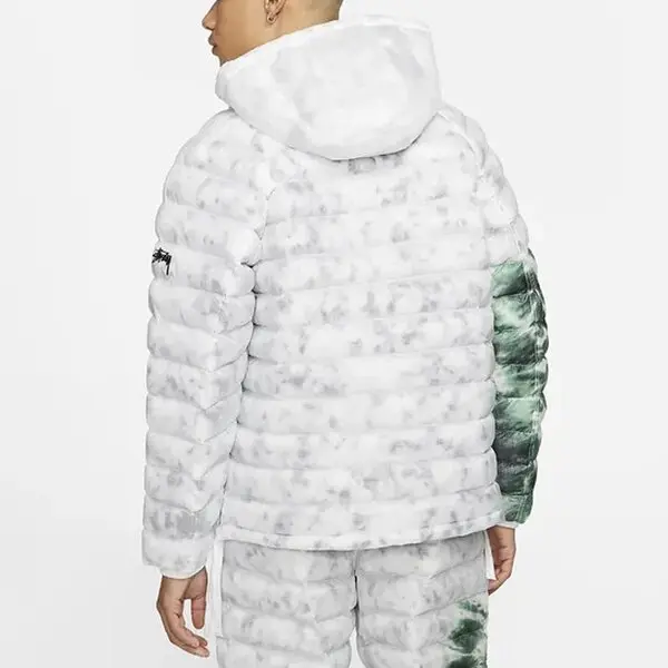 StÜssy X Nike Insulated Pullover Jacket - White/green