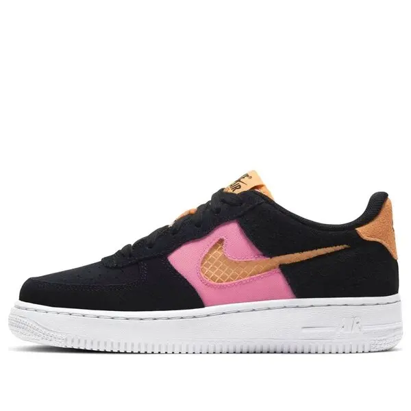 Nike Force 1 Low "black Lotus Pink" Sneakers