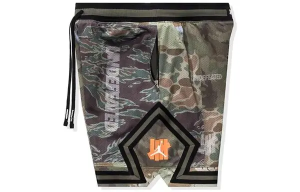 JORDAN X Undefeated Basketball Shorts - Twilight Marsh