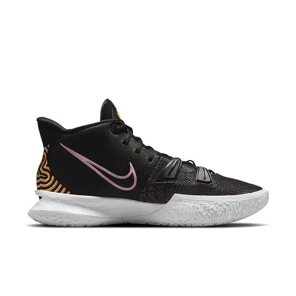 Nike Kyrie "ripple Effect" Mid Top Basketball Shoes - Black/white
