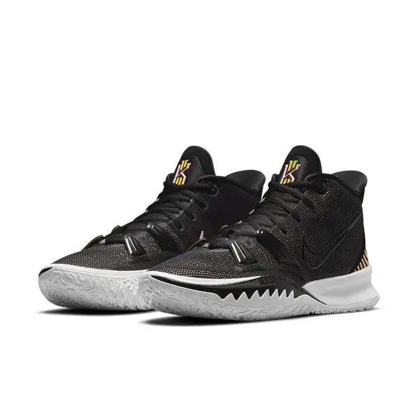 Nike Kyrie "ripple Effect" Mid Top Basketball Shoes - Black/white