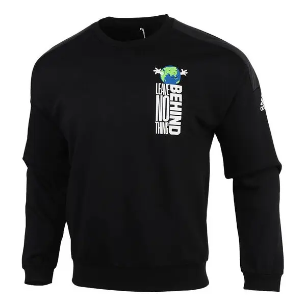 Adidas Earth Letter Printing Casual Sweatshirt