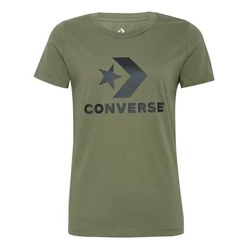 CONVERSE Classic Logo Short Sleeve T-shirt - Green