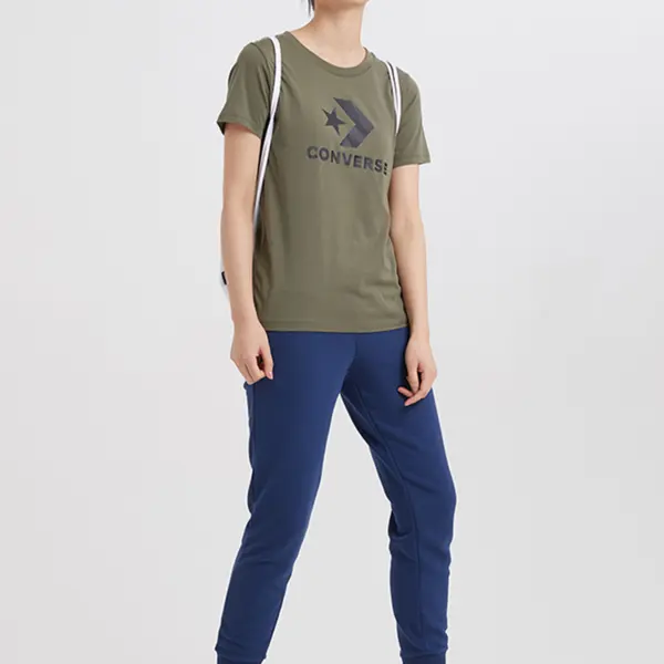 CONVERSE Classic Logo Short Sleeve T-shirt - Green