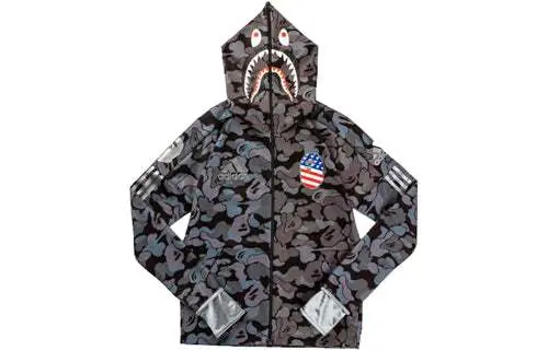 Adidas X A Bathing Ape Sb Shark Hoodie