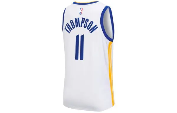 Nike X Nba Golden State Warriors Klay Thompson 11 Jersey - White/gold