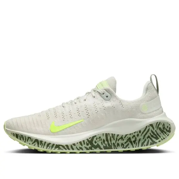 Nike Reactx Infinity Run 4 Premium Athletic Sneakers - Light Bone/barely Volt/cargo Khaki
