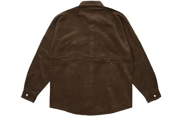 PALACE Drop Shoulder Cord Shirt 'nice - Brown