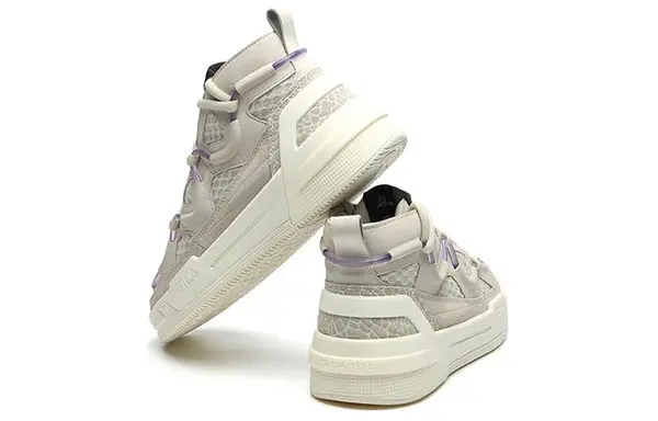 FILA Retro High Top Sneakers With Shock Absorption