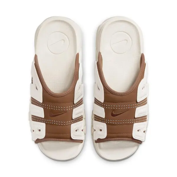 Nike More Uptempo Slides - Brown/sail