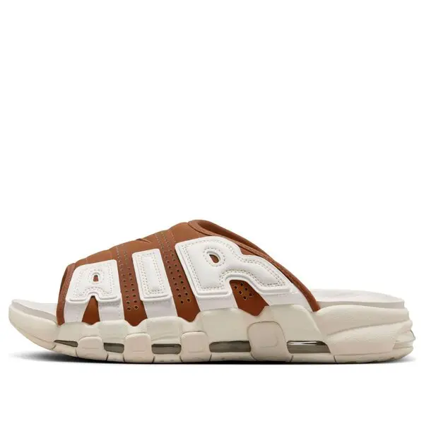 Nike More Uptempo Slides - Brown/sail