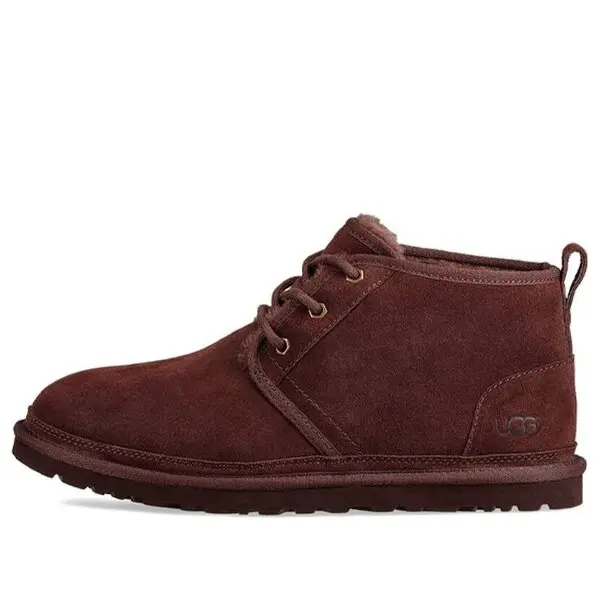 UGG Neumel Lace-up Ankle Boots - Red