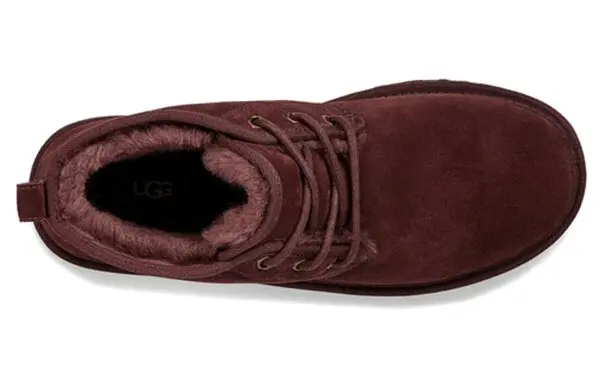 UGG Neumel Lace-up Ankle Boots - Red