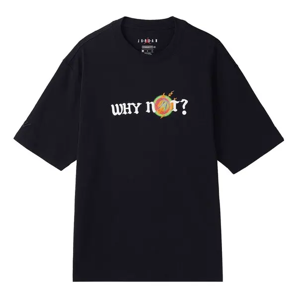 JORDAN Why Not? Casual Sports Crew-neck Short Sleeve - Black