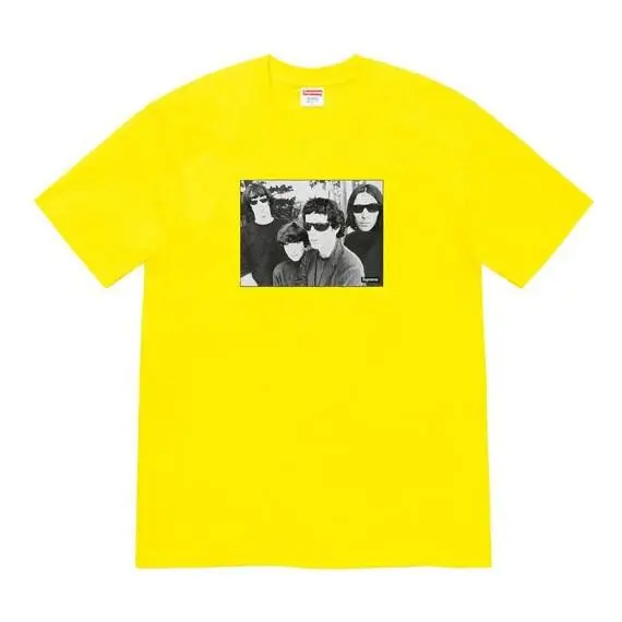 Supreme X The Velvet Underground Short Sleeve Tee - Yellow