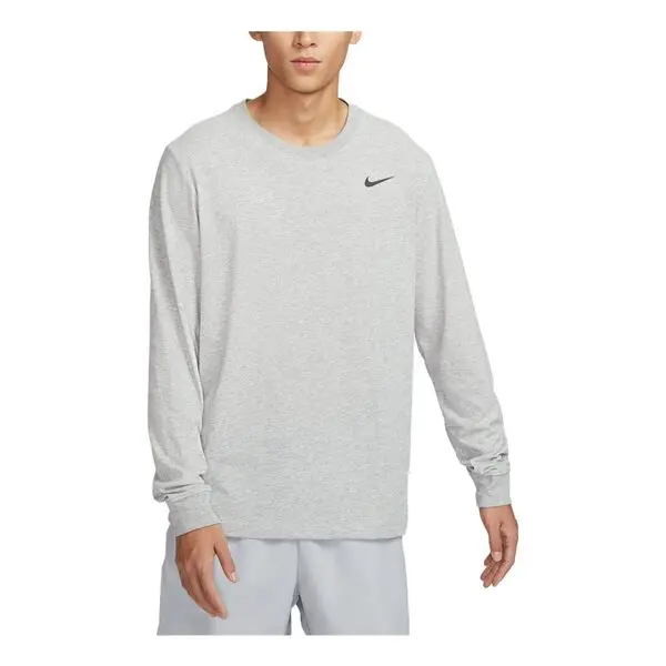 Nike Dri-fit Long Sleeve T-shirt - Grey