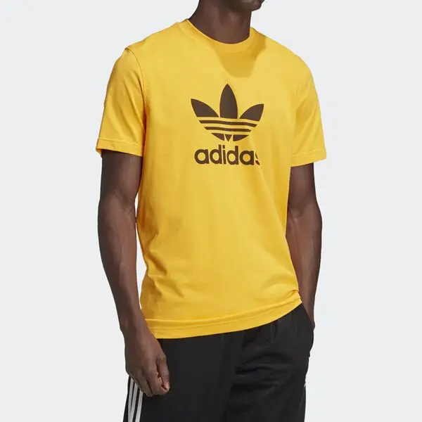 Adidas Originals Trefoil T-shirt Short Sleeve Color - Gold