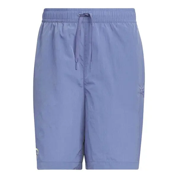 Adidas Trefoil Logo Football Graphic Shorts - Orbit Violet/orbit Violet