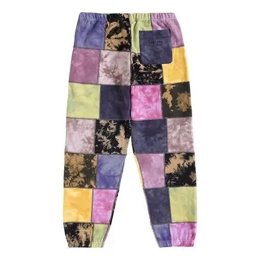 Supreme Patchwork Tie Dye Sweatpants - Multi-color