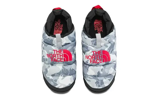 The North Face Nuptse Mules - Grey/black/pink