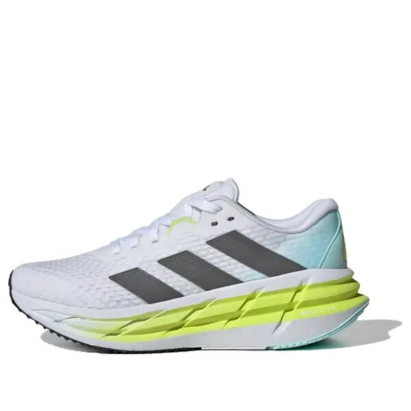 Adidas Adistar Running Shoes - Cloud White/core Black/pulse Lime
