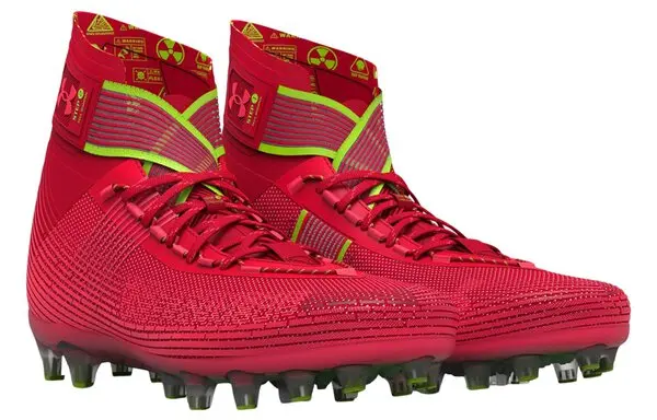 Under Armour Highlight Mc Football Cleats - Red/beta