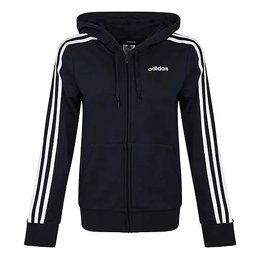 Adidas 3-stripes Hoodie - Black