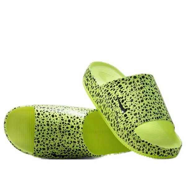 Nike Calm Slide "volt Safari - Volt/volt/dark Obsidian