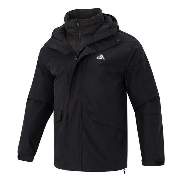 Adidas Snow Sport-inspired 3-in-1 Down Jacket Asia Sizing - Black