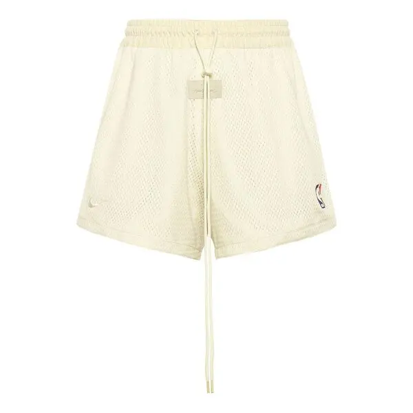 Nike X Fear Of God X Nba Basketball Shorts - Creamy