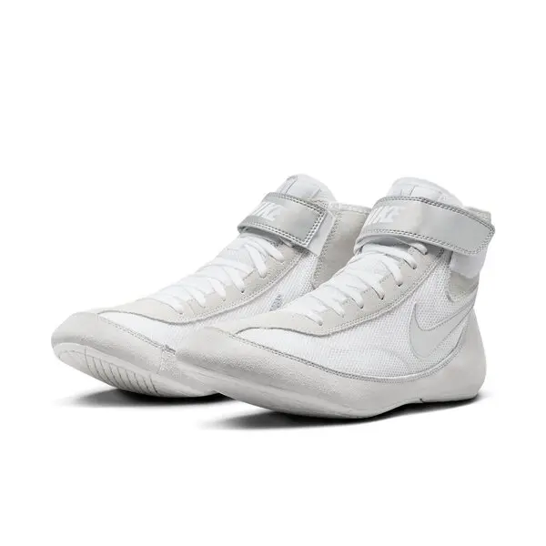Nike Speedsweep Wrestling Shoes - White/metallic Silver