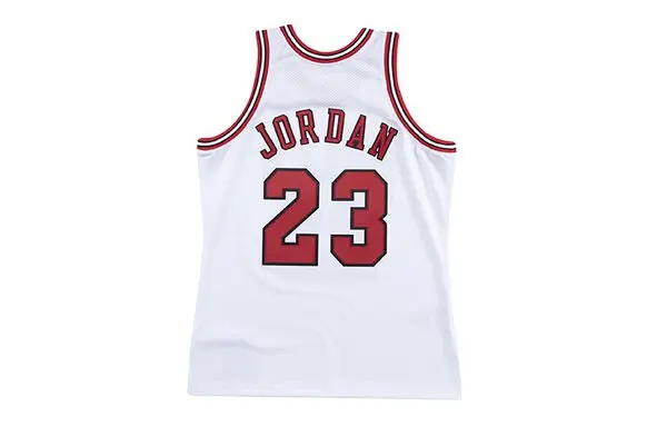 Mitchell & Ness Michael Jordan Chicago Bulls 1995-96 Authentic Jersey - White/red