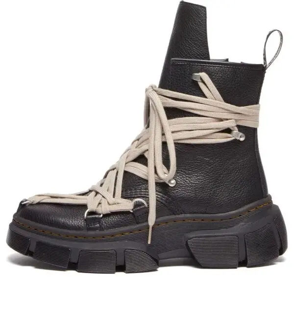 Dr. Martens X Rick Owens 1460 Dmxl Megalace Boots - Black