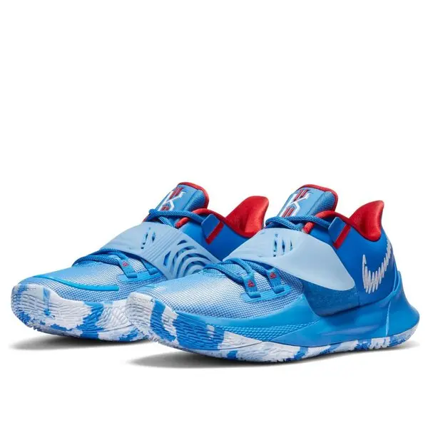 Nike Kyrie Low 3 Basketball Sneakers - Blue/red
