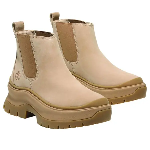 Timberland Roxie Lane Chelsea Boot - Light Beige/nubuck