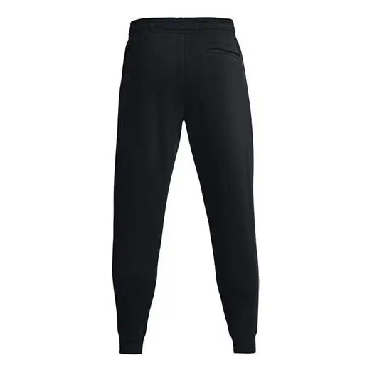 Under Armour Project Rock Rival Fleece Joggers 'black - Black/white