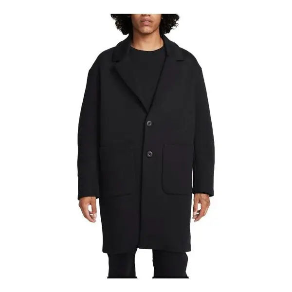 Nike Tech Fleece Reimagined Loose Fit Trench Coat Asia Sizing - Black