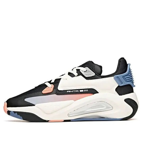 ANTA Skateboarding Series Sneakers - White/black/blue