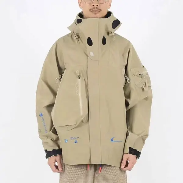Nike X Off-white Gore-tex Jacket - Khaki